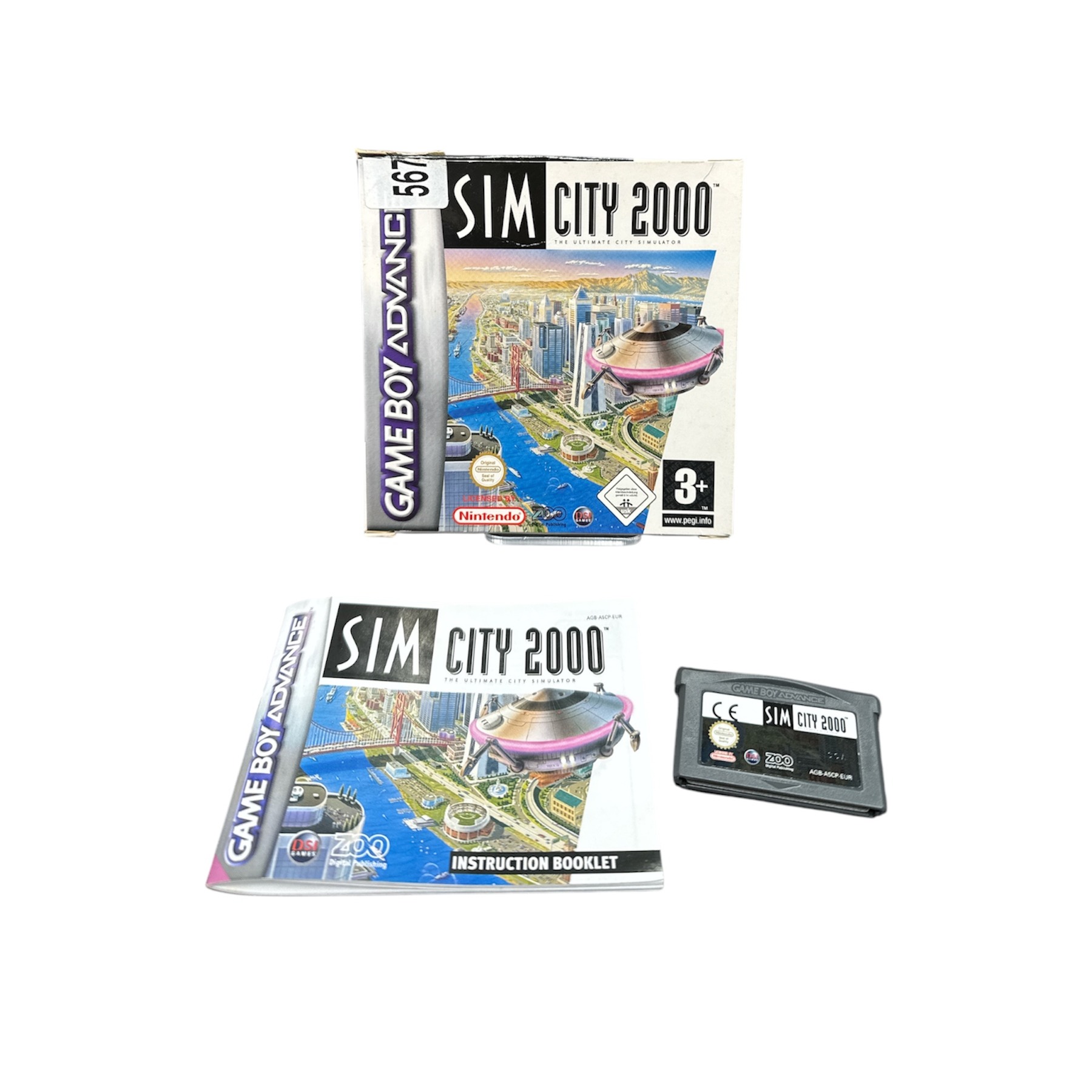 Used Sim City 2000 - Gameboy Advance Game (BOXED) - Own4Less